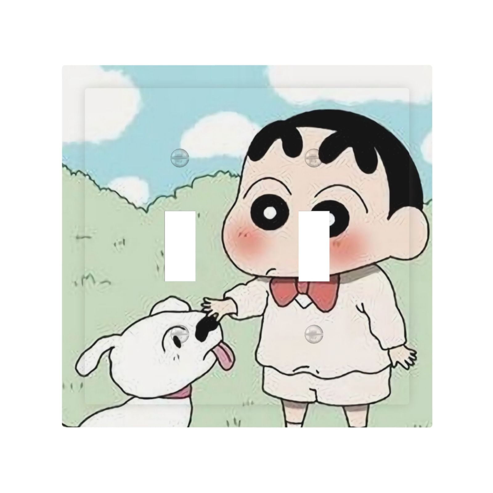 Crayon Shin-Chan Modern Two-Way Toggle Switch Panel，Made Of Pc ...