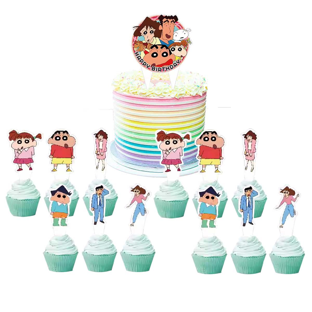 Crayon Cupcake Toppers