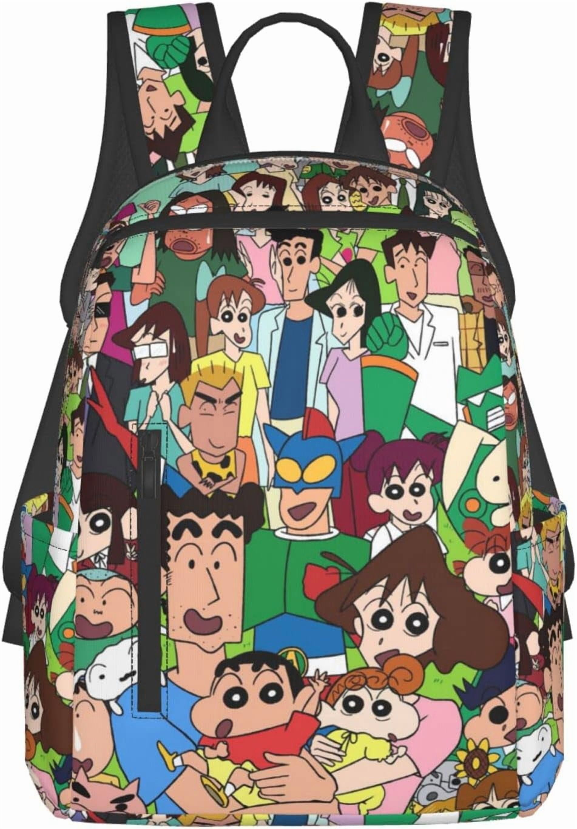 Crayon Shin-chan Cartoon Anime Kawaii Backpack Cartoon Lightweight ...