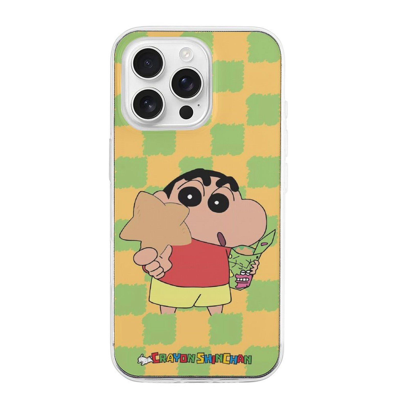 Crayon Shin-chan Cases for iPhone 16 Pro Anime Durable TPU Crayon Shin ...
