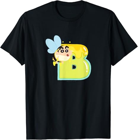 Crayon Shin-chan FUN! FUN! STUDY A to Z ”B” T-Shirt - Walmart.com