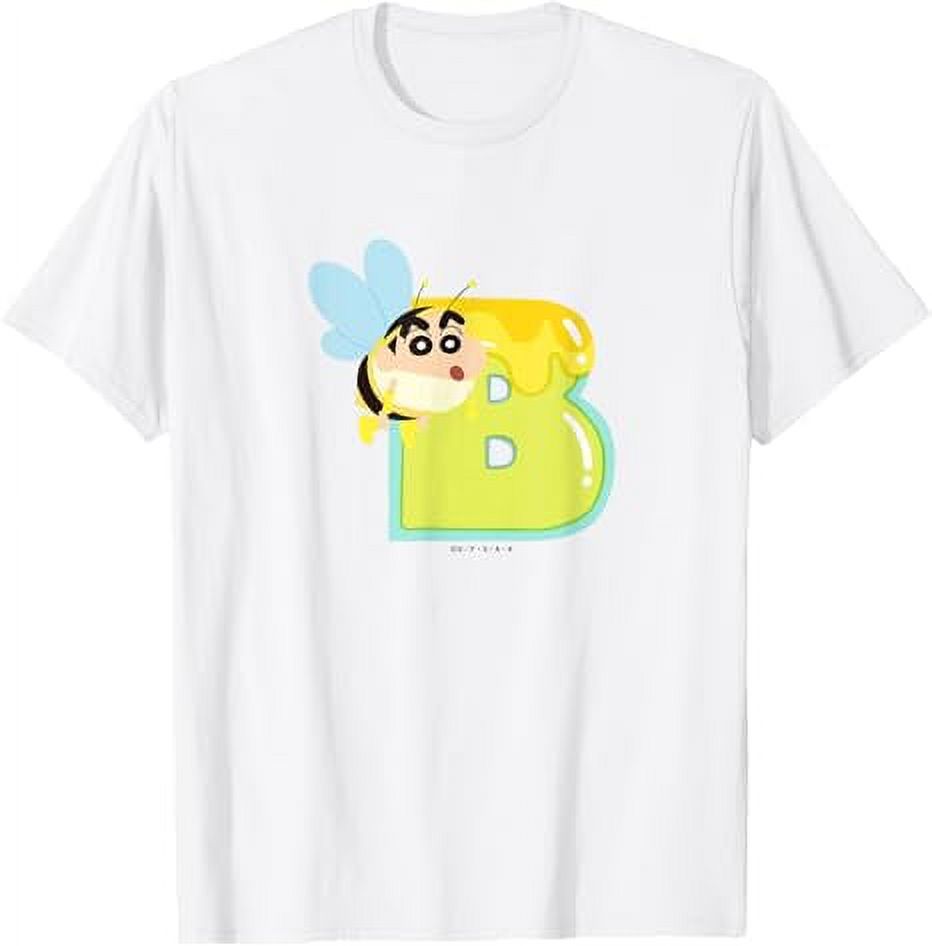 Crayon Shin-chan FUN! FUN! STUDY A to Z ”B” T-Shirt - Walmart.com