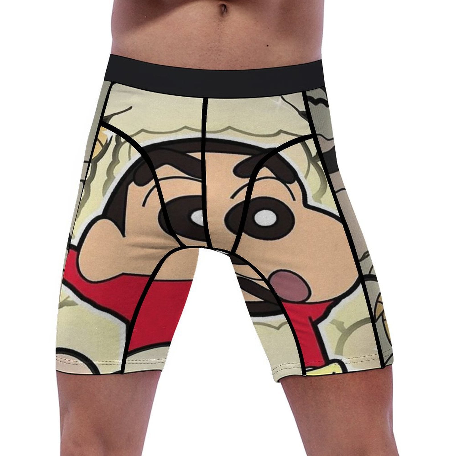 Crayon Shin-chan Men's Compression Shorts Underwear Spandex Running ...