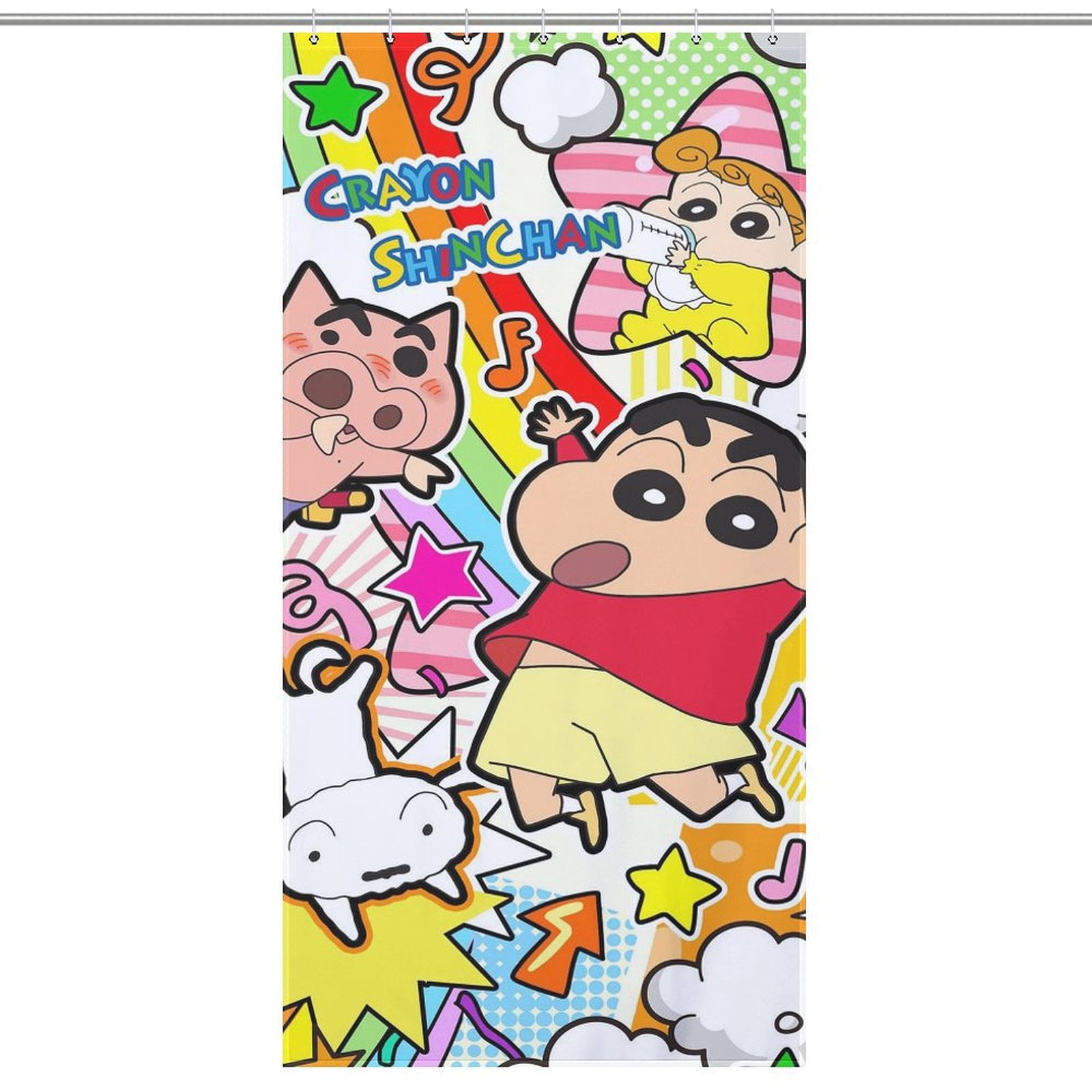 Crayon Shin-chan Shower Curtain Cartoon Anime for Boys Grils Gift ...