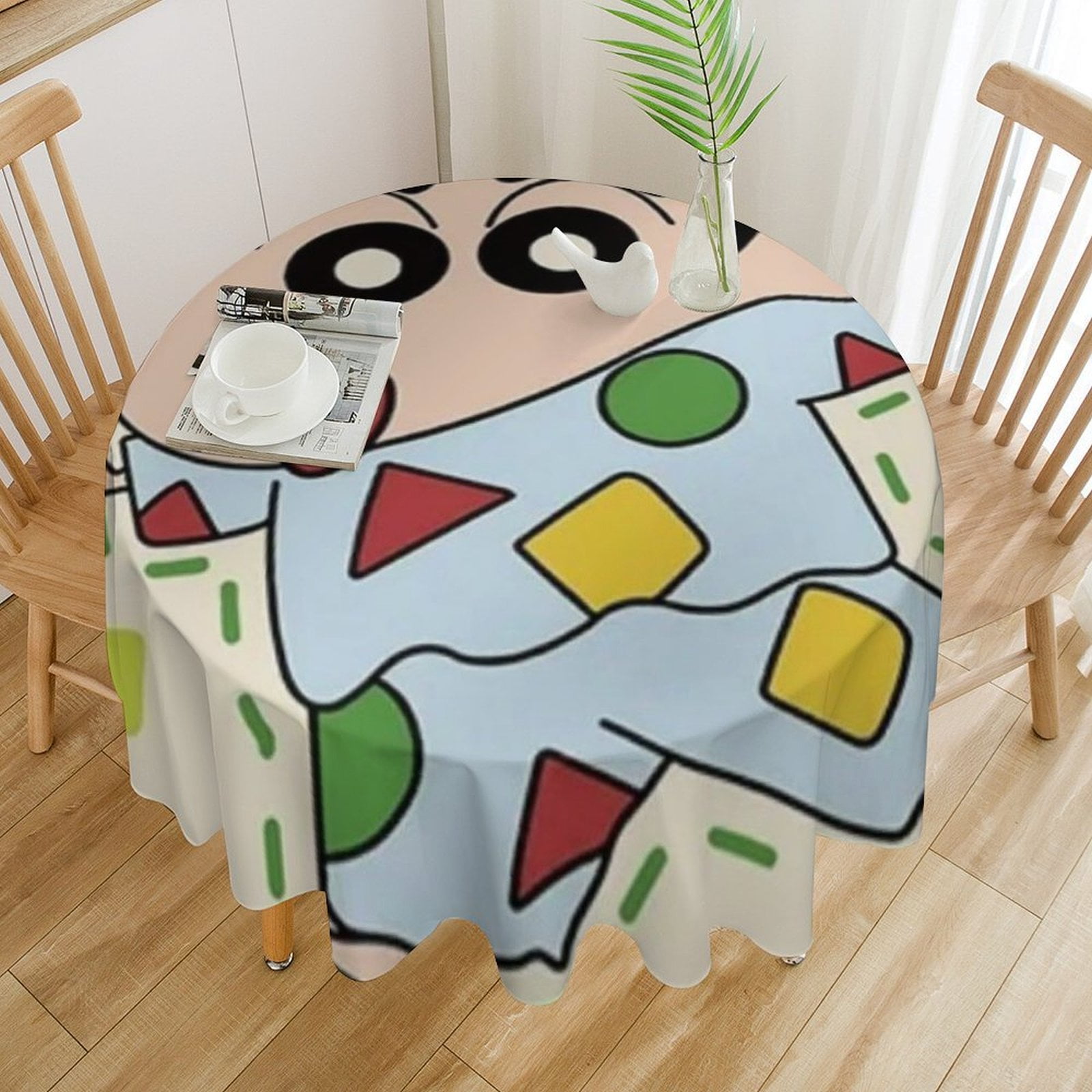 Crayon Shin-chan Tablecloth Anime for Dining Table Picnic Gift 50x50in ...