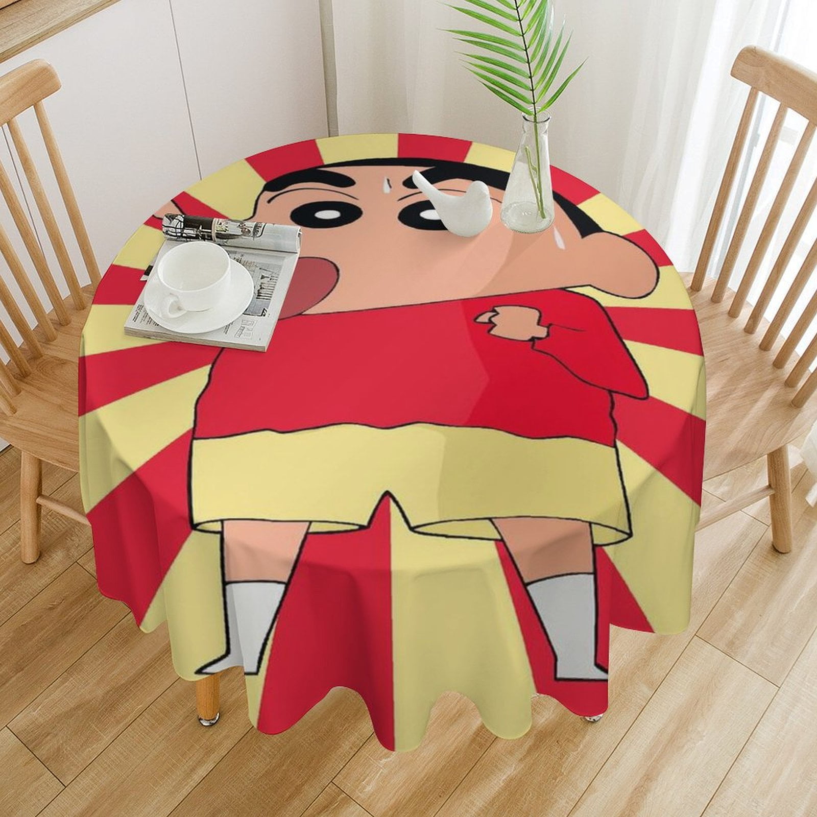 Crayon Shin-chan Tablecloth Anime for Dining Table Picnic Gift 50x50in ...