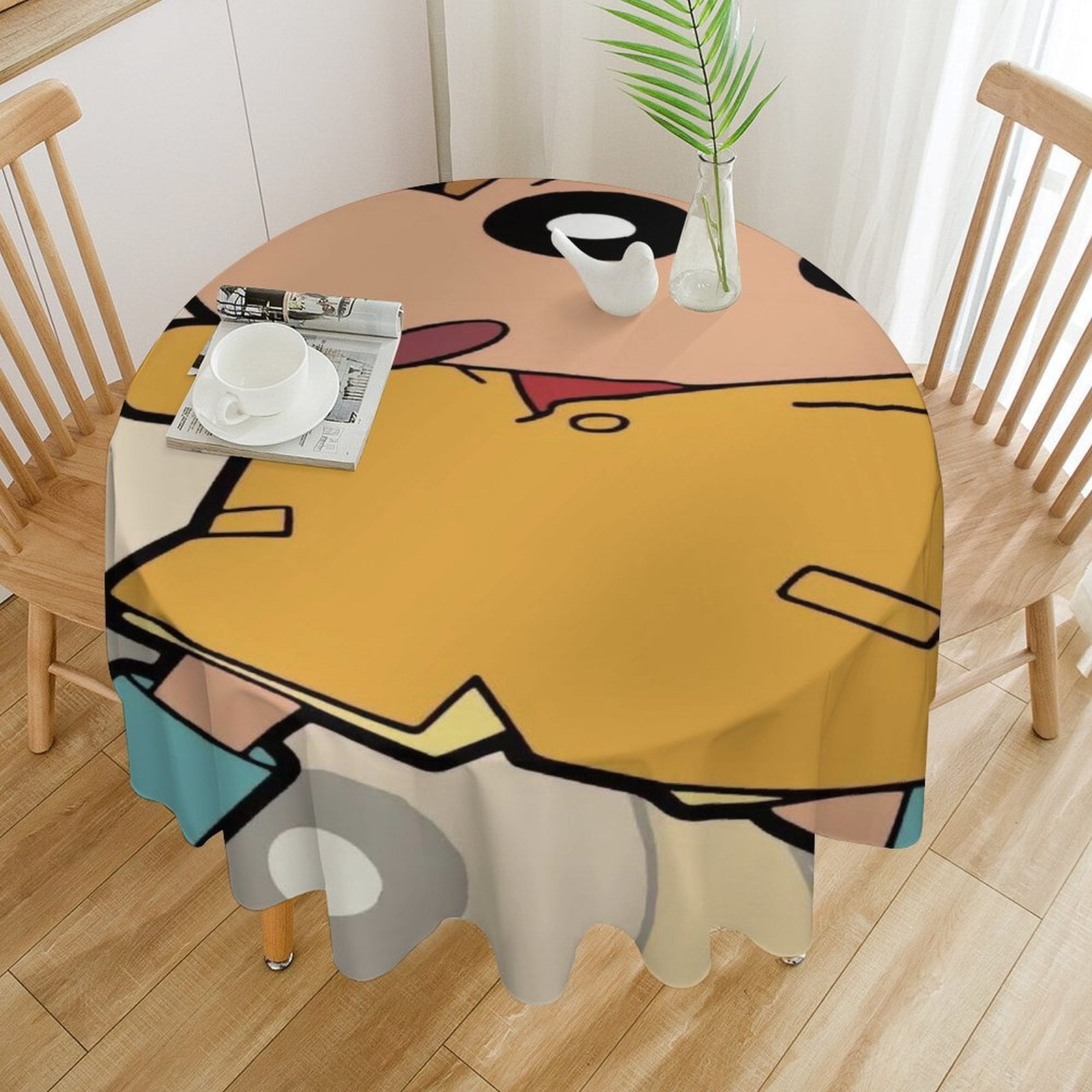 Crayon Shin-chan Tablecloth Anime for Dining Table Picnic Gift 70x70in ...