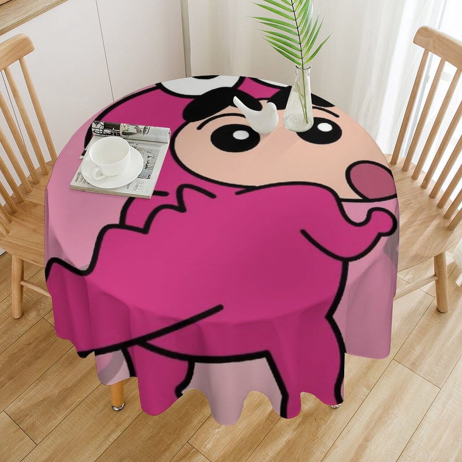 Crayon Shin-chan Tablecloth Anime for Dining Table Picnic Gift 70x70in ...