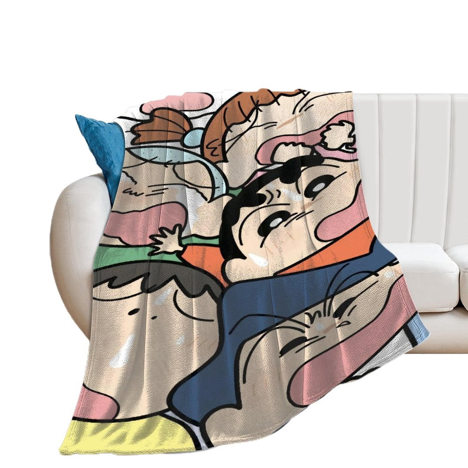 Crayon Shin-chan Throw Blanket Flannel Anime for Girls Boys Men Women ...