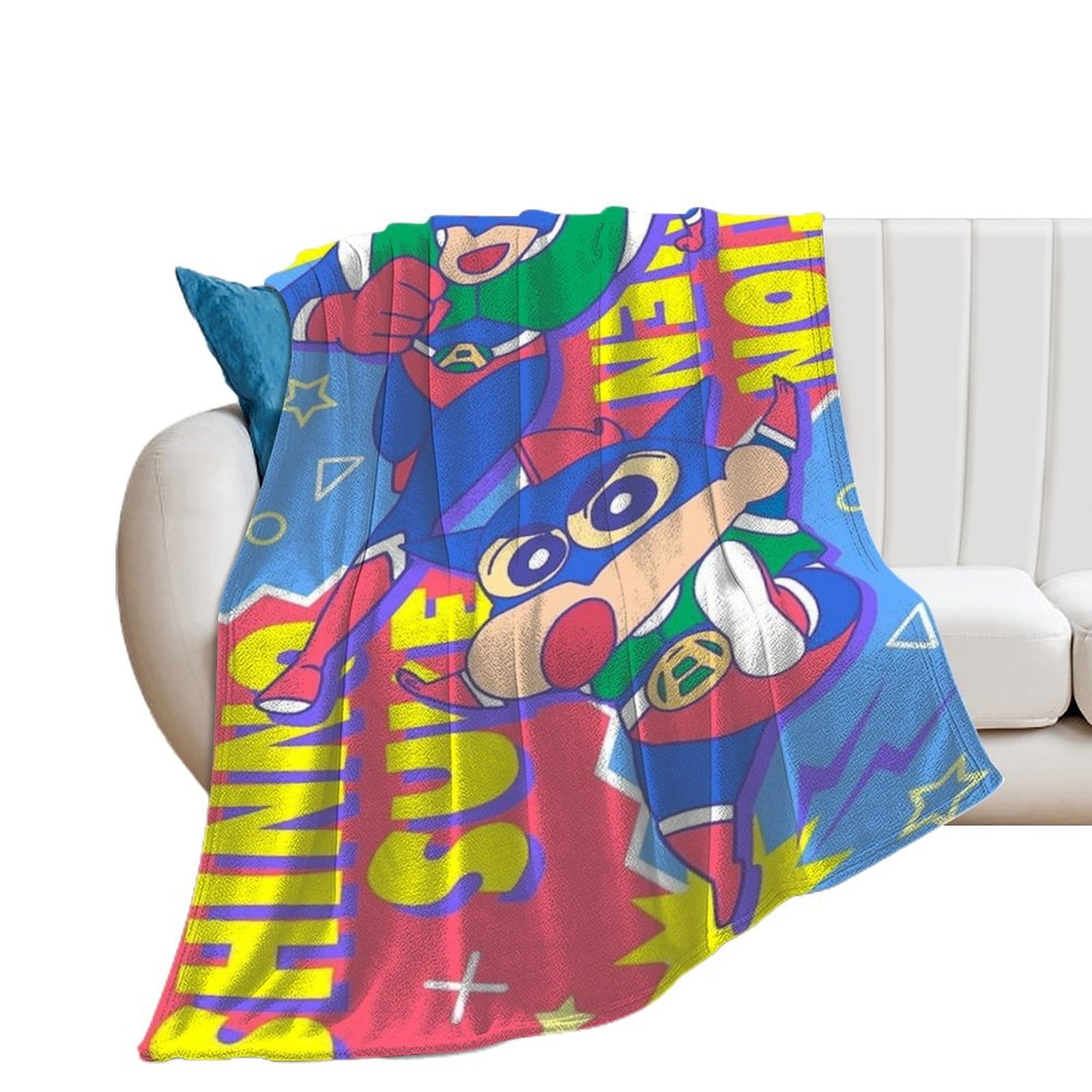 Crayon Shin-chan Throw Blanket Flannel Anime for Girls Boys Men Women ...