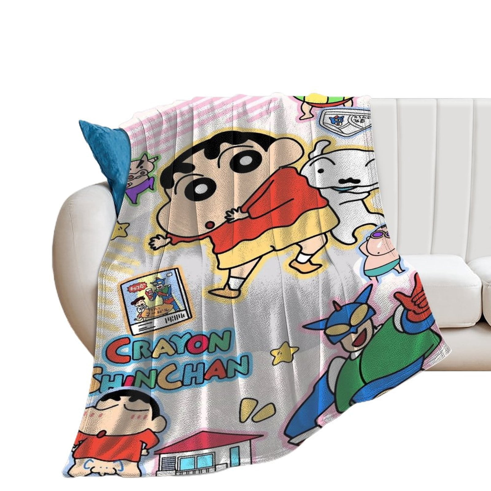 Crayon Shin-chan Throw Blanket Flannel Anime for Girls Boys Men Women ...