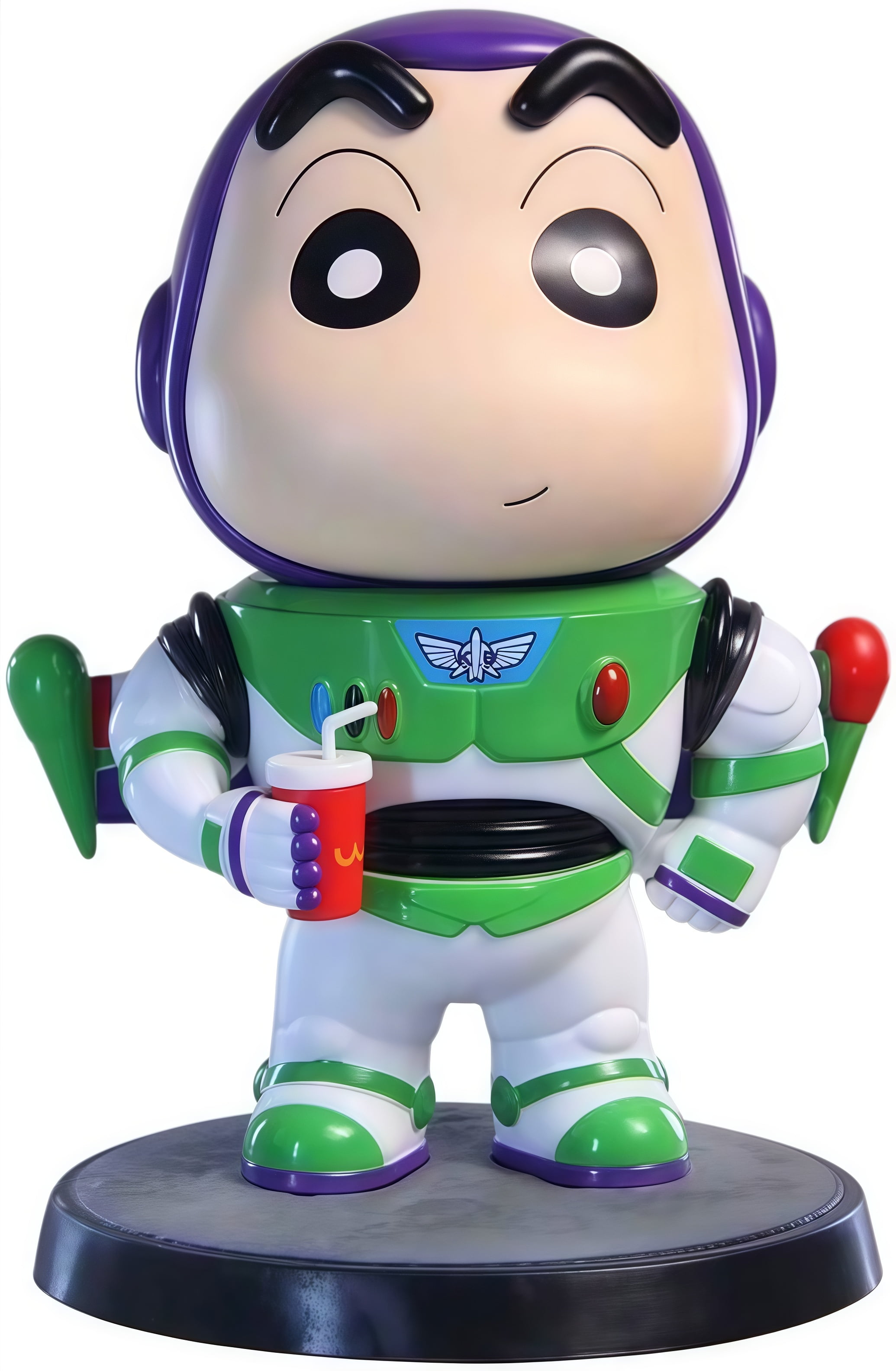 Crayon Shin-chan & Toy Story: (4.7 x 2.2'') Shin-chan Buzz Lightyear ...