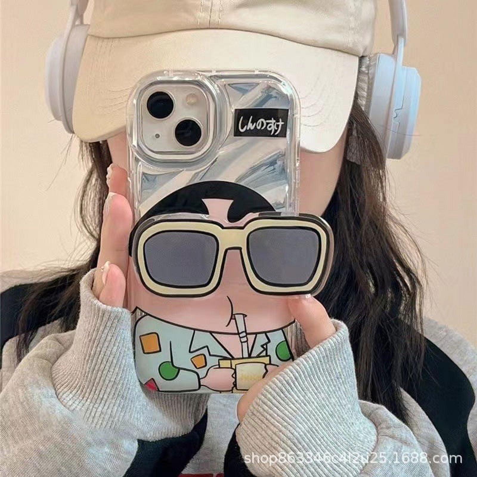 Crayon Shin-chan kt mobile phone case, suitable for iphone16 cartoon ...