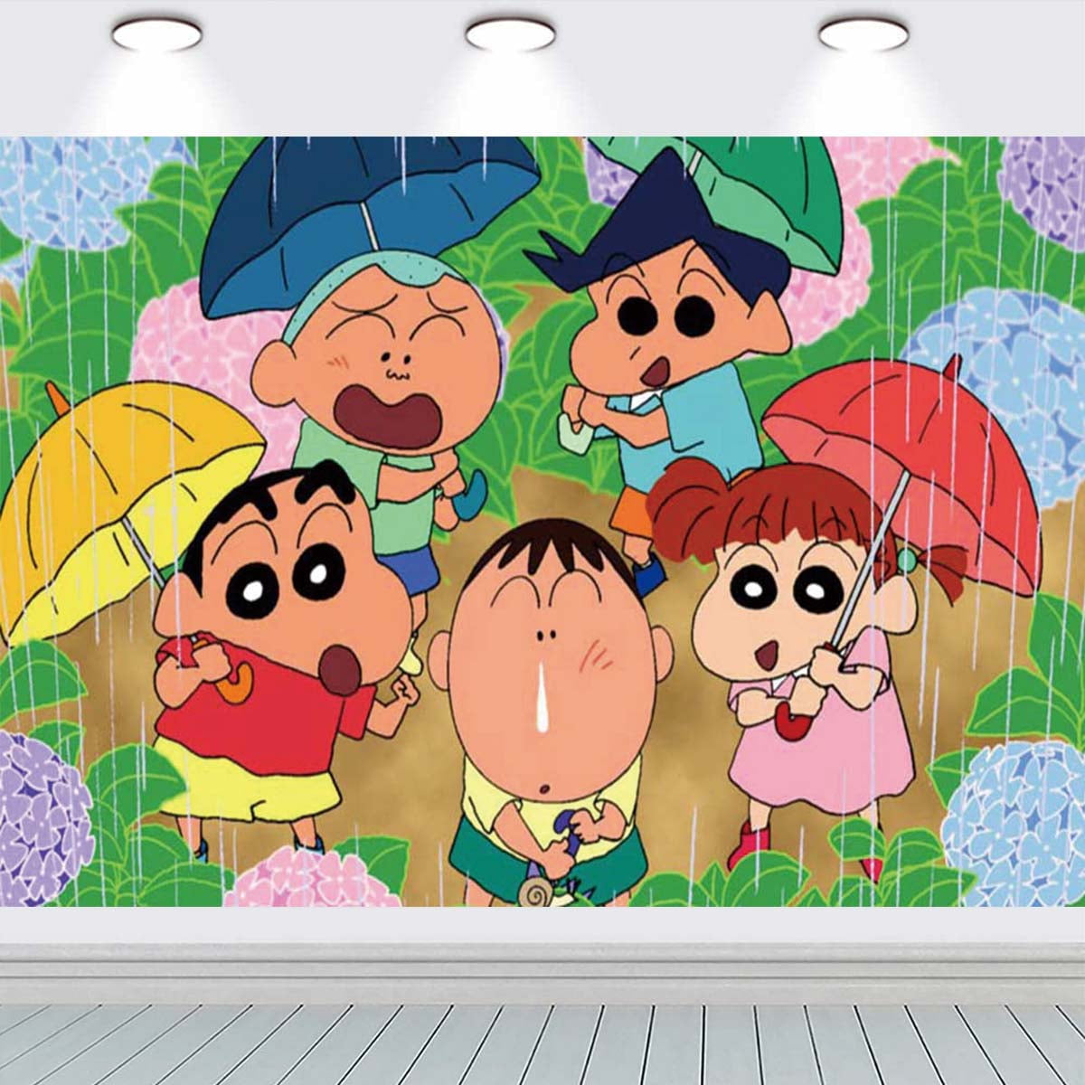 Crayon Shin chan school Backdrop Party Supplies Taspestry Background ...