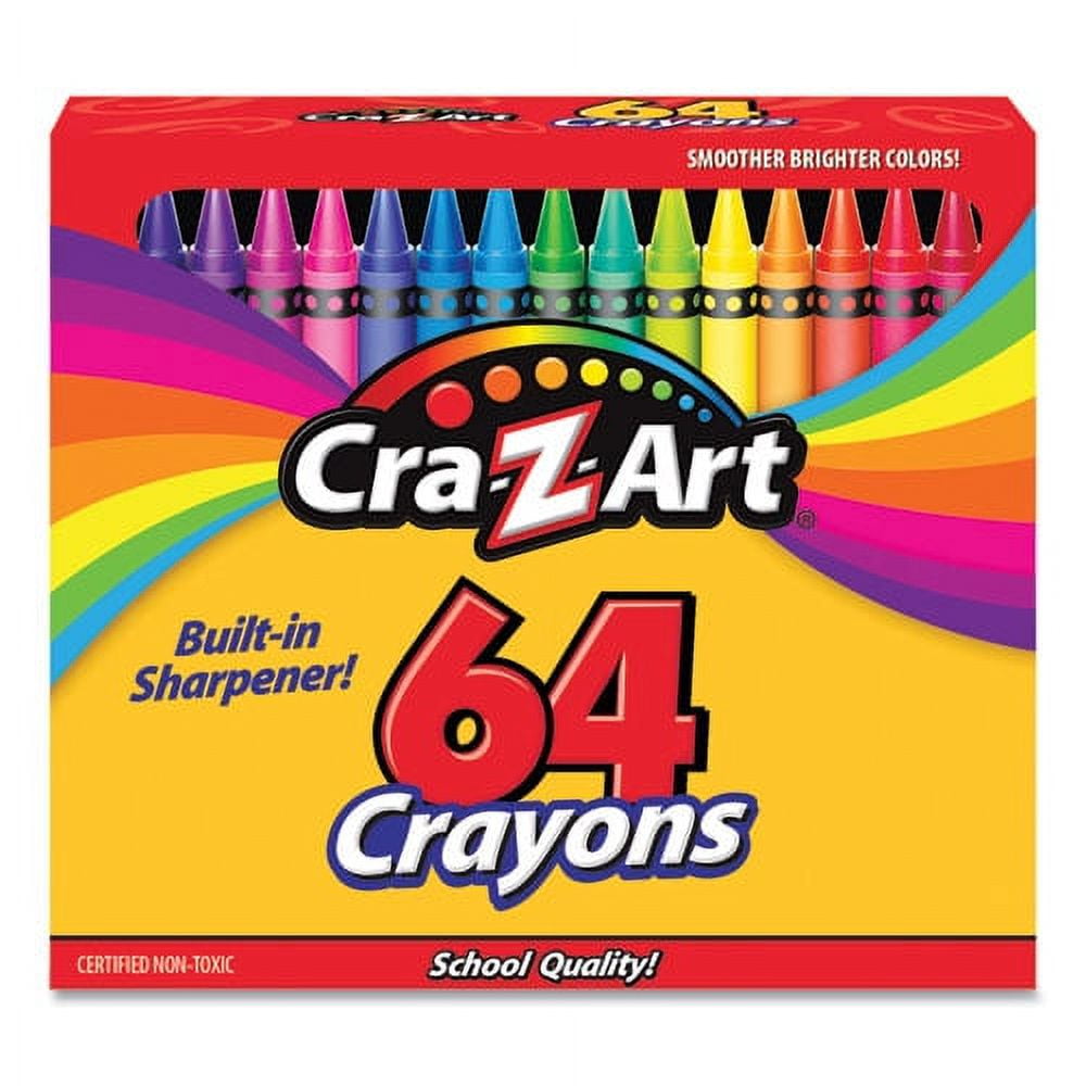 Crayons, 64 Assorted Colors, 64/pack | Bundle of 10 Packs - Walmart.com