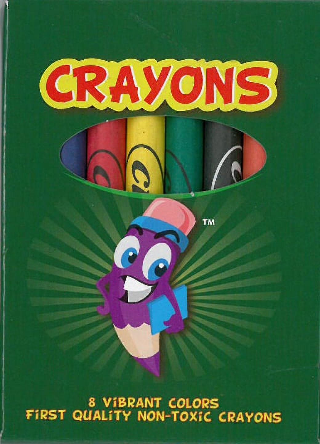 Crayons - 8 Count - CASE OF 48 - Walmart.com