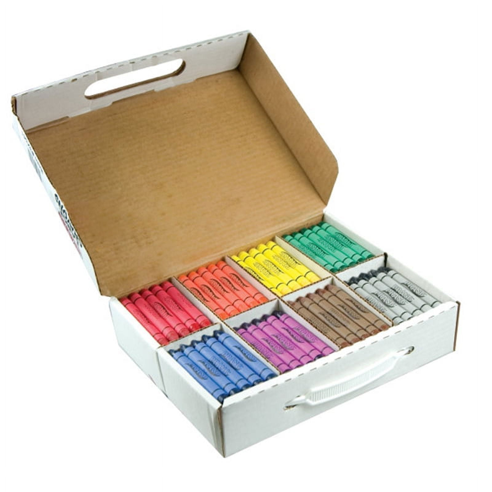 Crayons, Large, Master Pack, 8 Colors (25 Each), 200 Count | Bundle of ...