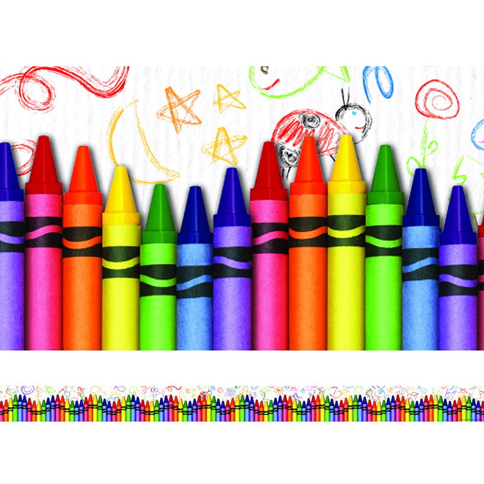 Crayons Straight Border Trim, 35 Feet | Bundle of 10 Packs - Walmart.com