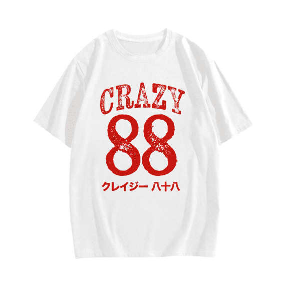 Crazy 88 Japanese Style Cotton casual T-shirt- - Walmart.com
