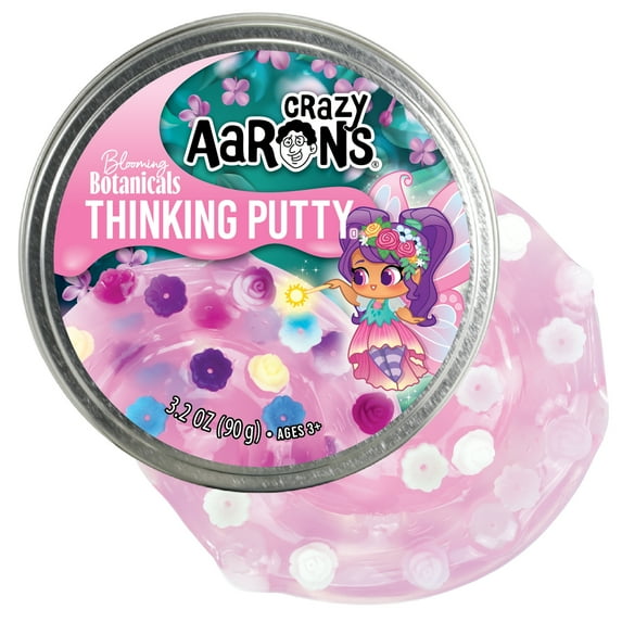 Crazy Aaron’s Blooming Botanicals Thinking Putty, Pink, Ages 3 and Up ...