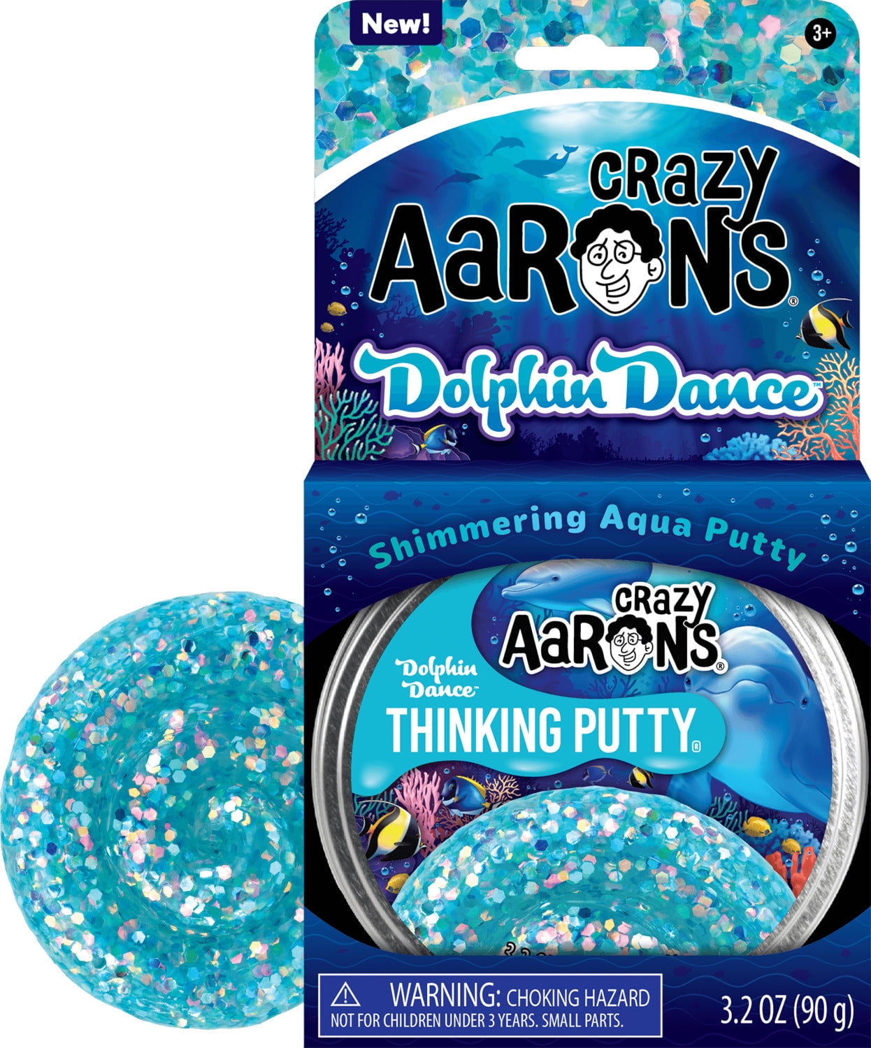 Crazy Aaron's Dolphin Dance Thinking Putty¬Æ- Kid's Toy - Walmart.com