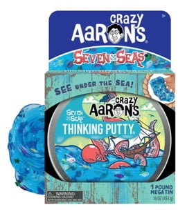 Crazy Aaron's - 6.5" Mega Tin - Thinking Putty - Seven Seas - Walmart.com