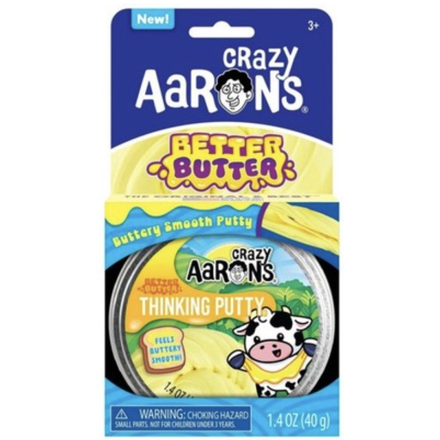 Crazy Aaron's Better Butter Thinking Putty Buttery Smooth 1.4 oz ...