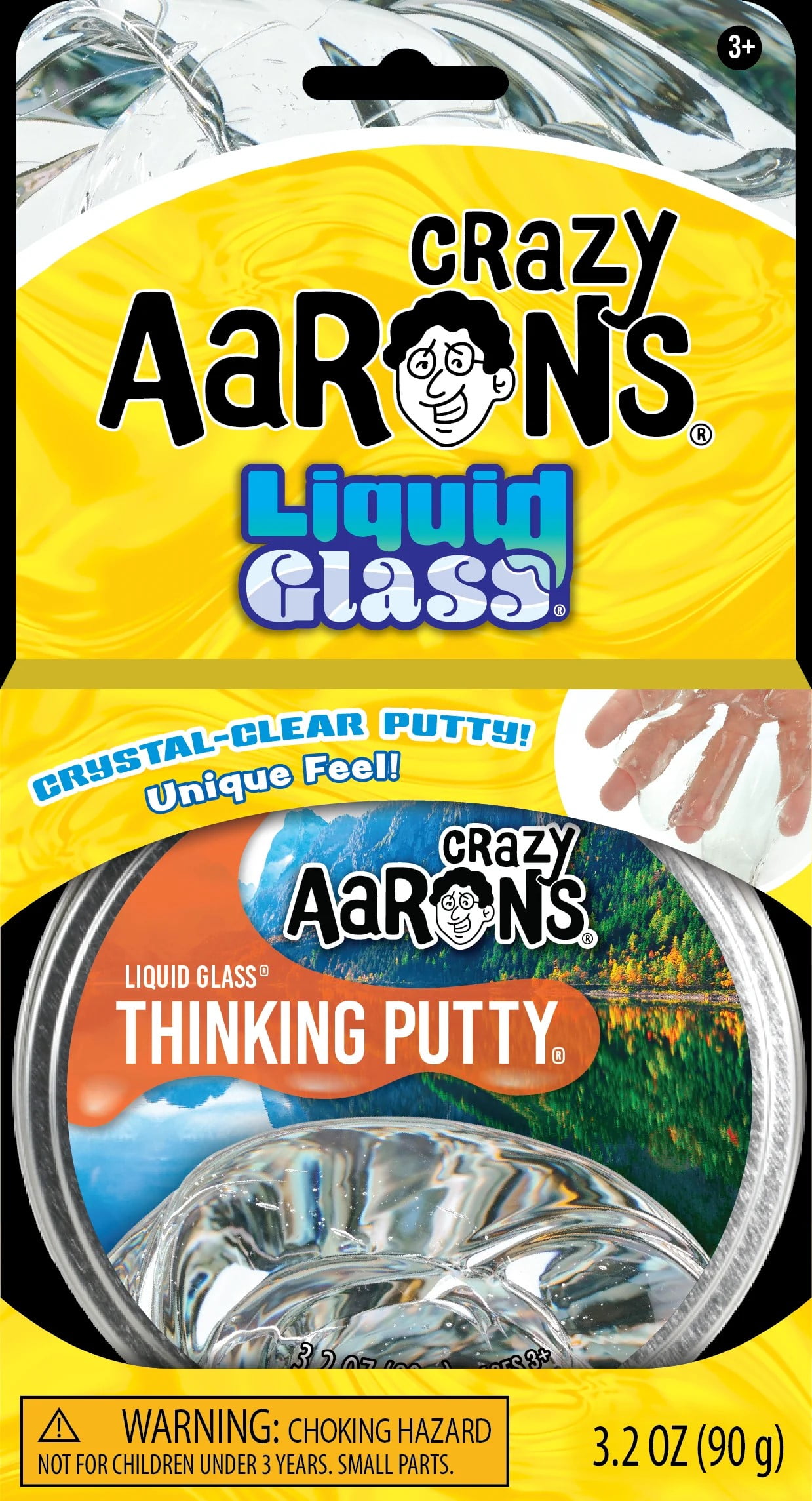 Crazy Aaron's Liquid Glass Putty, Clear - Walmart.com