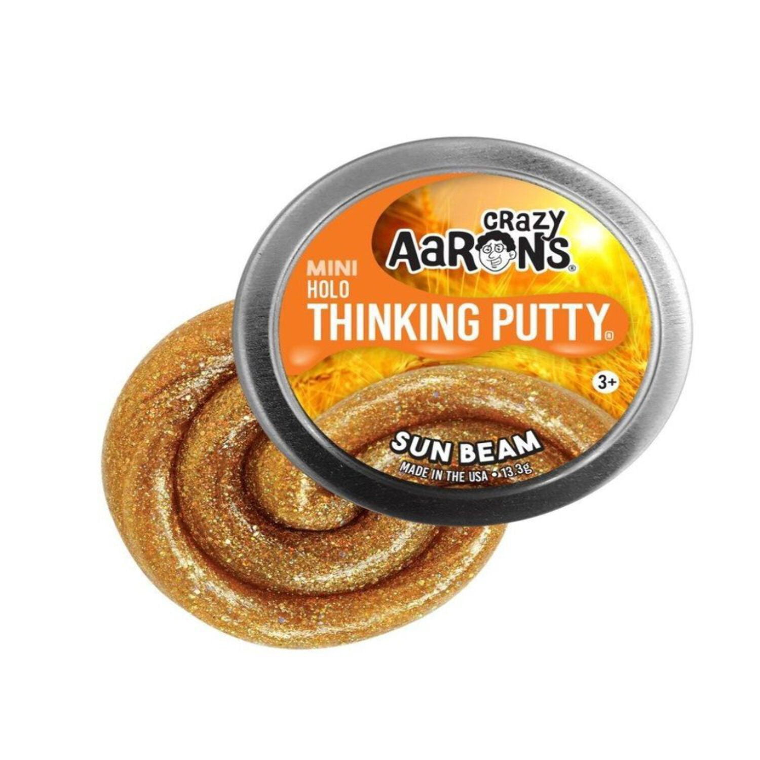 Crazy Aaron's - Mini Thinking Putty - Sun Beam (EN) - Walmart.com