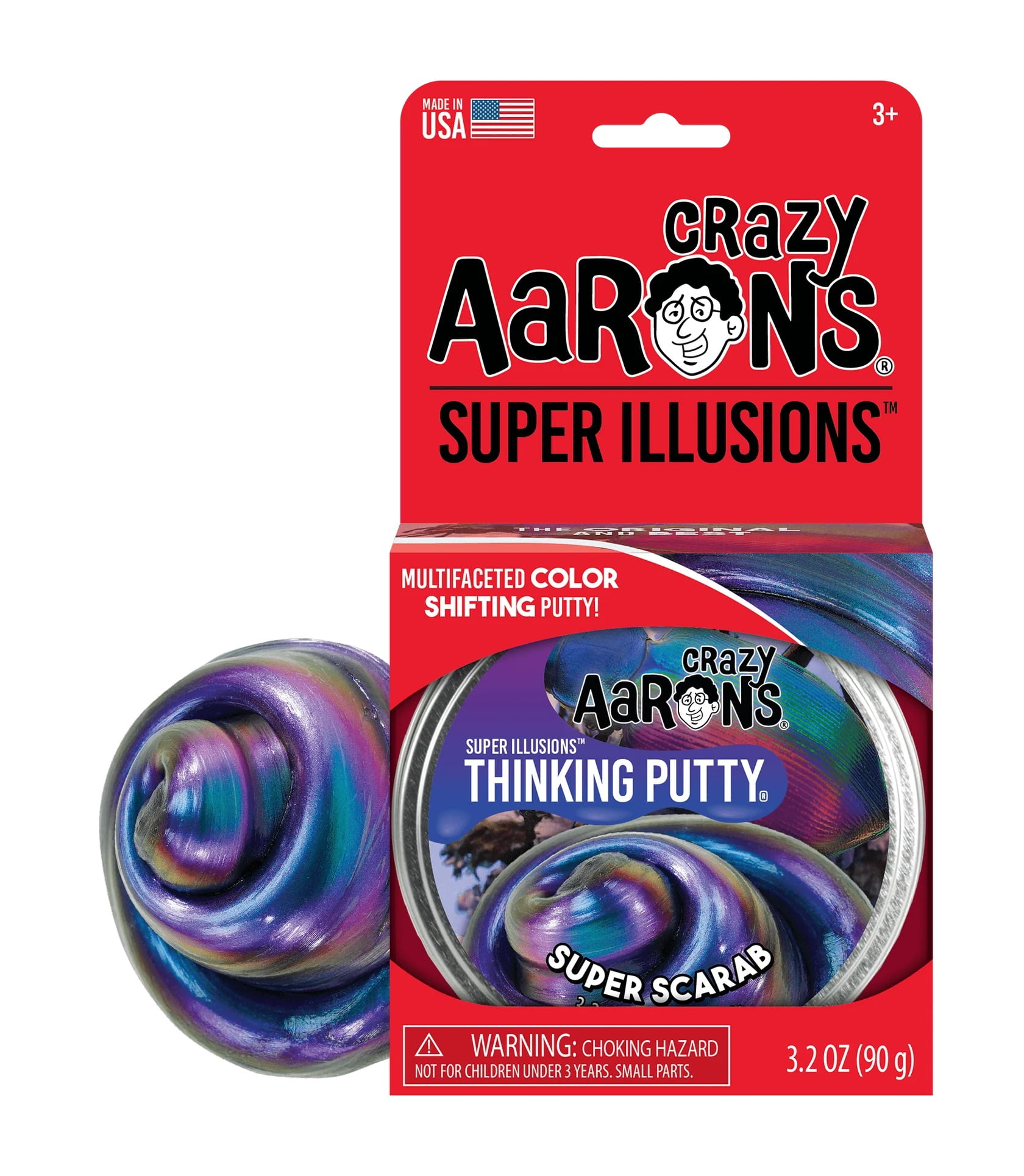 Crazy Aaron's Super Illusions Putty, Super Scarab - Walmart.com