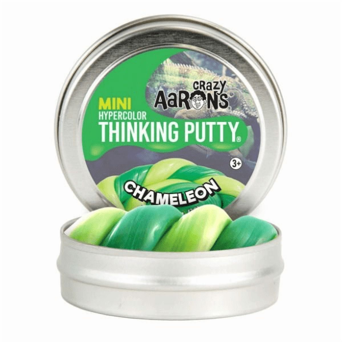 Crazy Aaron's Thinking Putty - Chameleon Hypercolor 2" Tin - Walmart.com