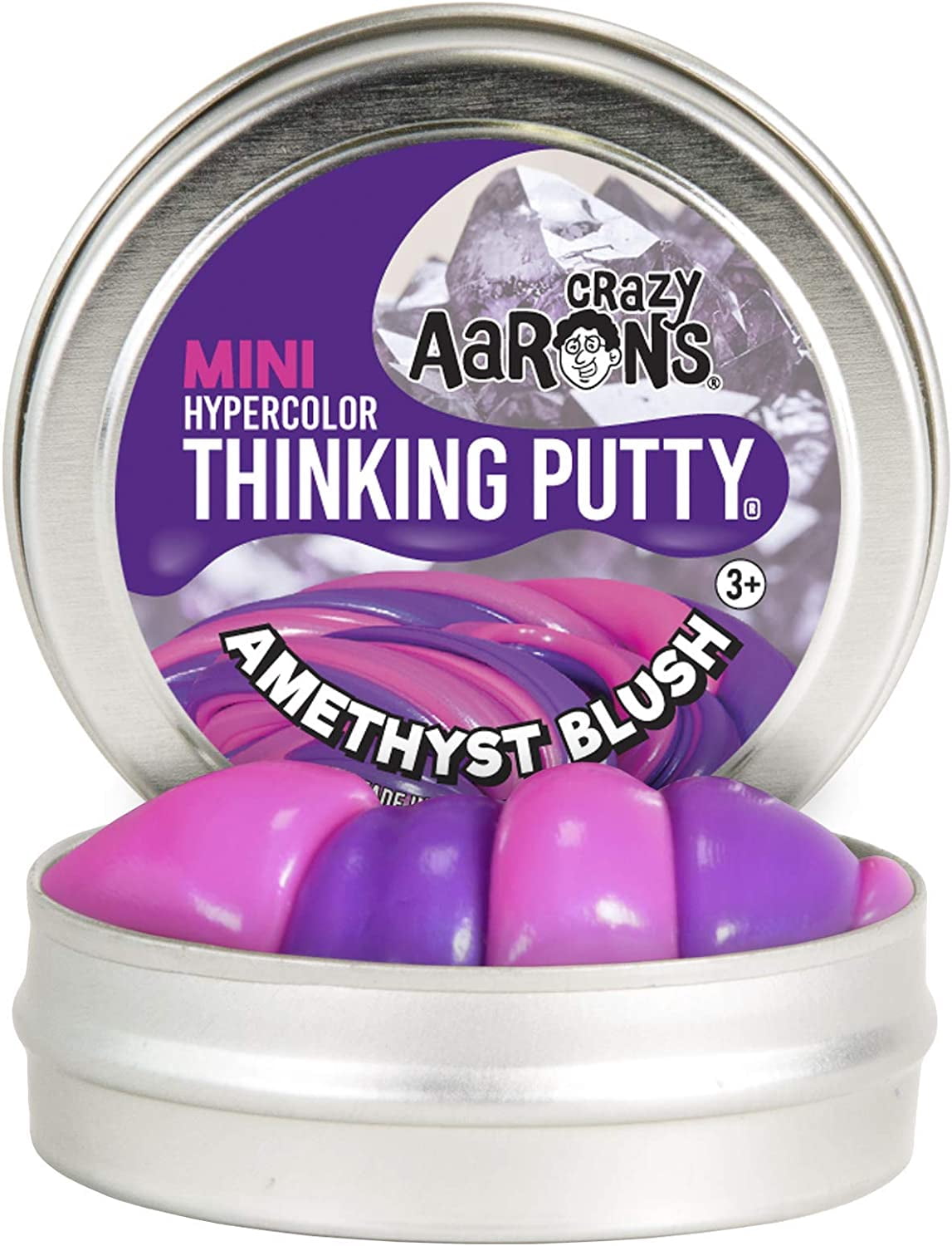 Crazy Aaron's Thinking Putty - Chameleon Hypercolor 2" Tin - Walmart.com