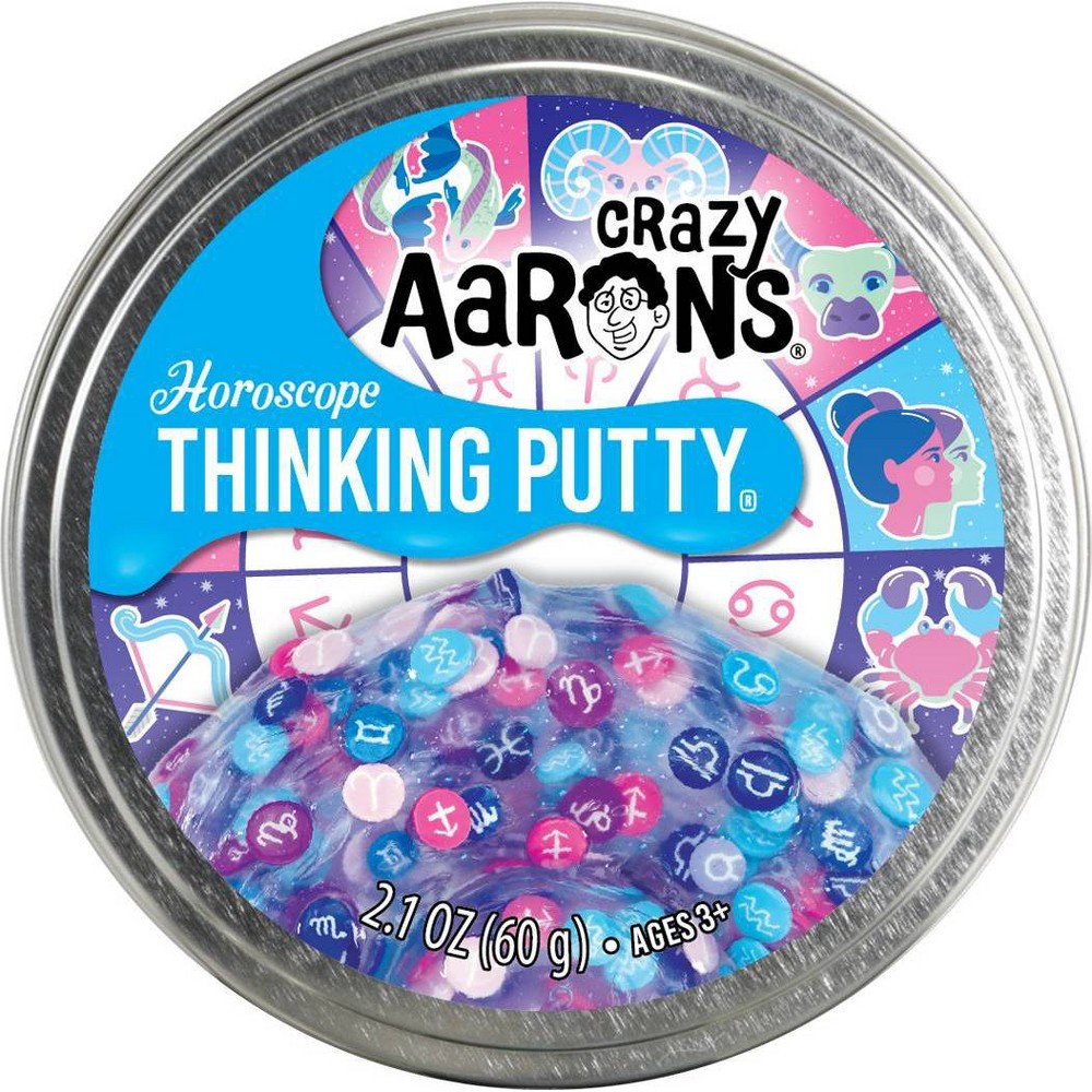 Crazy Aron's Horoscope 3.5" Thinking Putty Tin - Walmart.com
