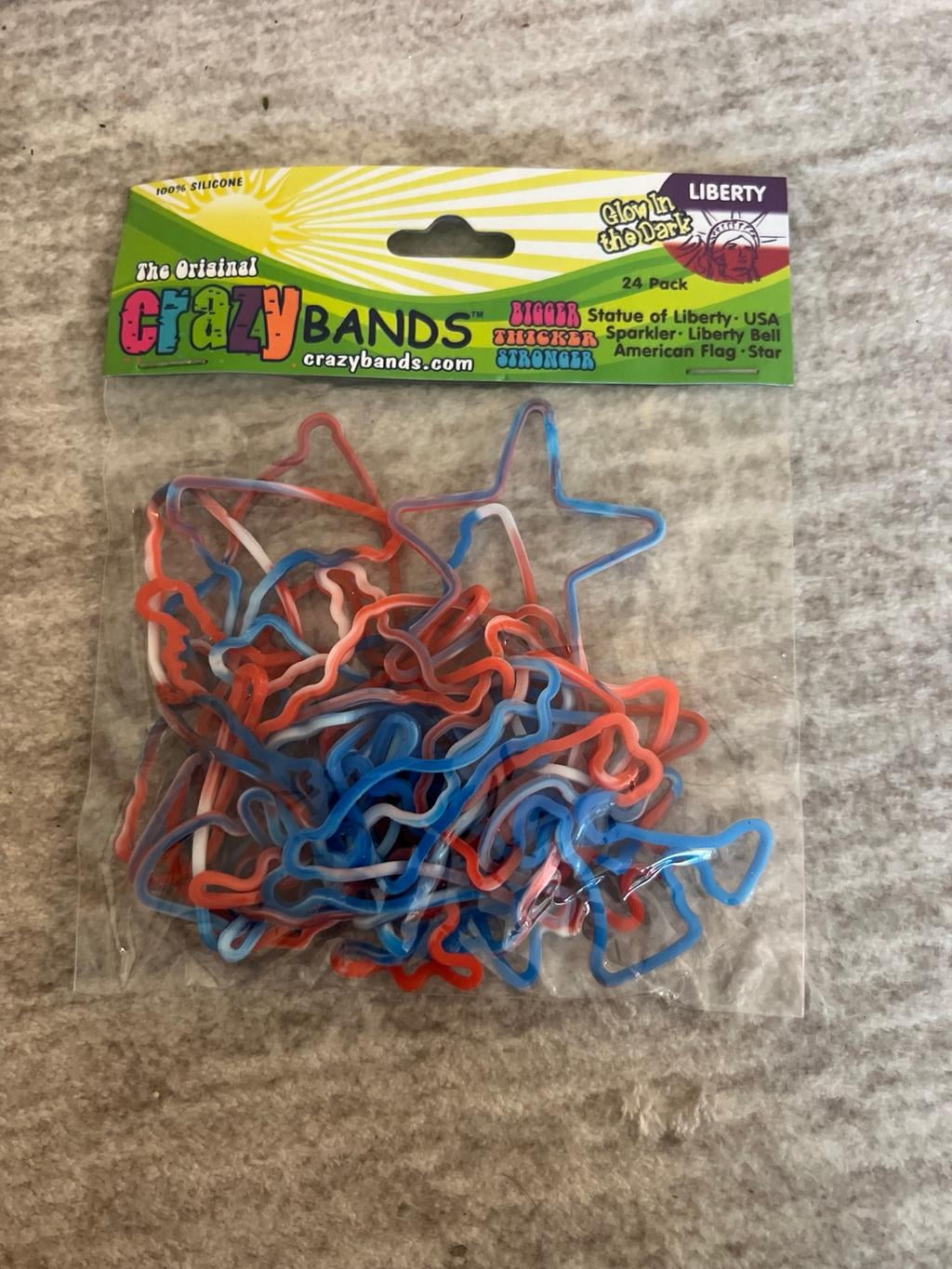 Crazy Bandz Silly Bands Liberty Glow Bands Shapes Elastic Bracelets ...