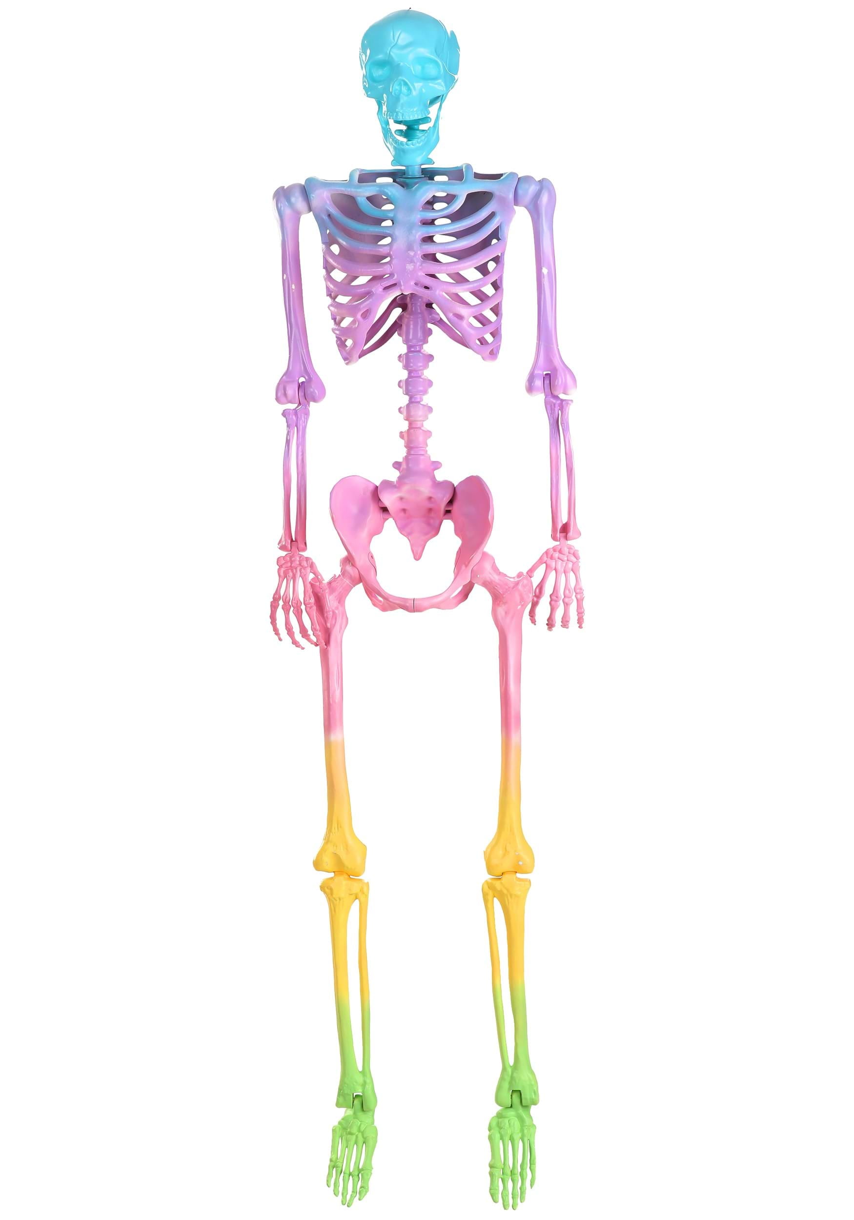 Crazy Bones Poseable Skeleton in Rainbow - Walmart.com