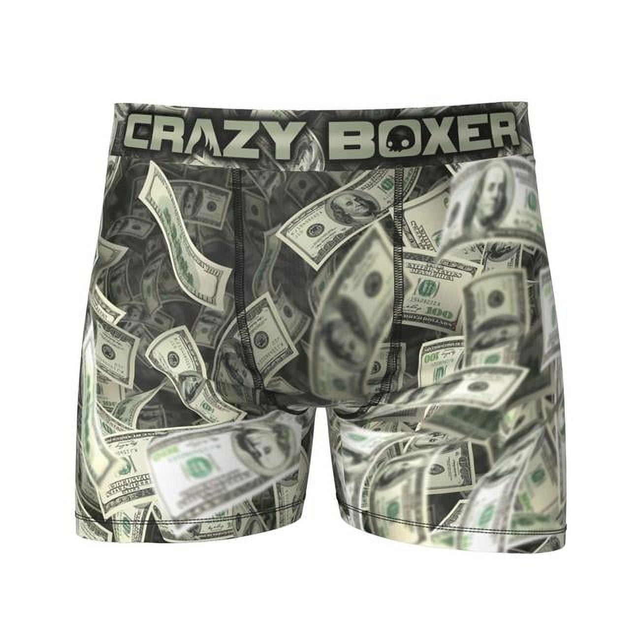 Crazy Boxer Cash Money Print Boxer Briefs-Small - Walmart.com