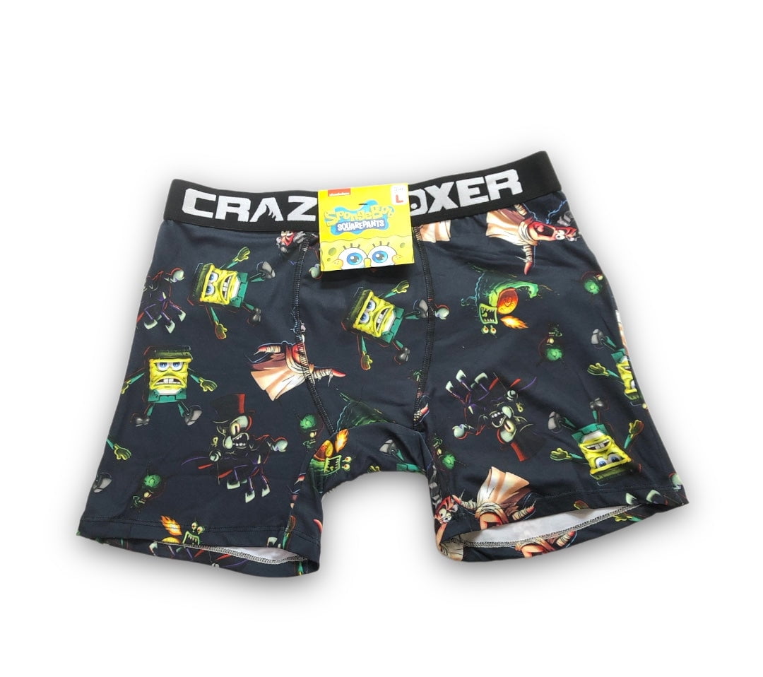 Crazy Boxer Men's SpongeBob Squarepants "Spooky" Boxer Briefs - Walmart.com