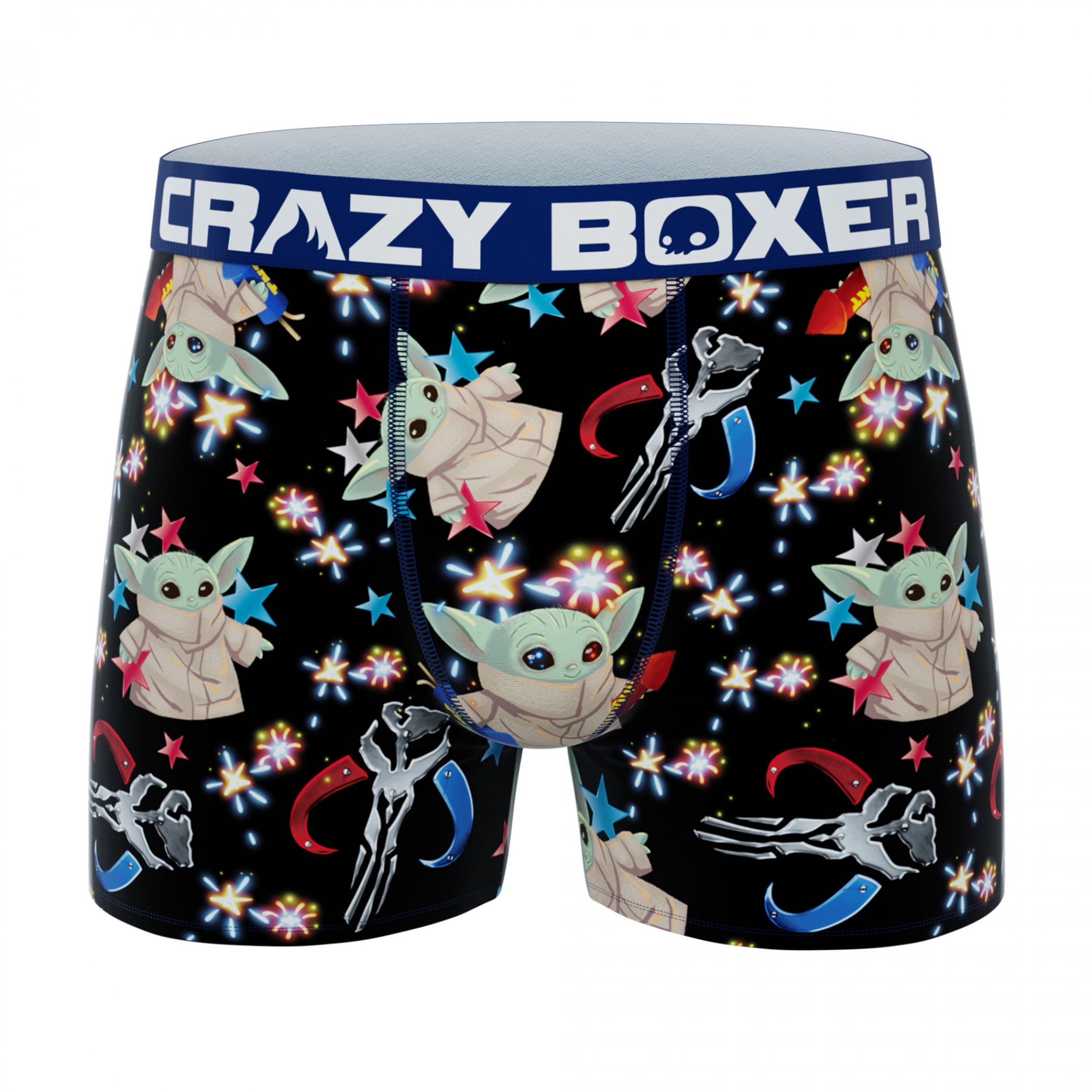Crazy Boxer Star Wars The Mandalorian Grogu the Child Fireworks Men's ...