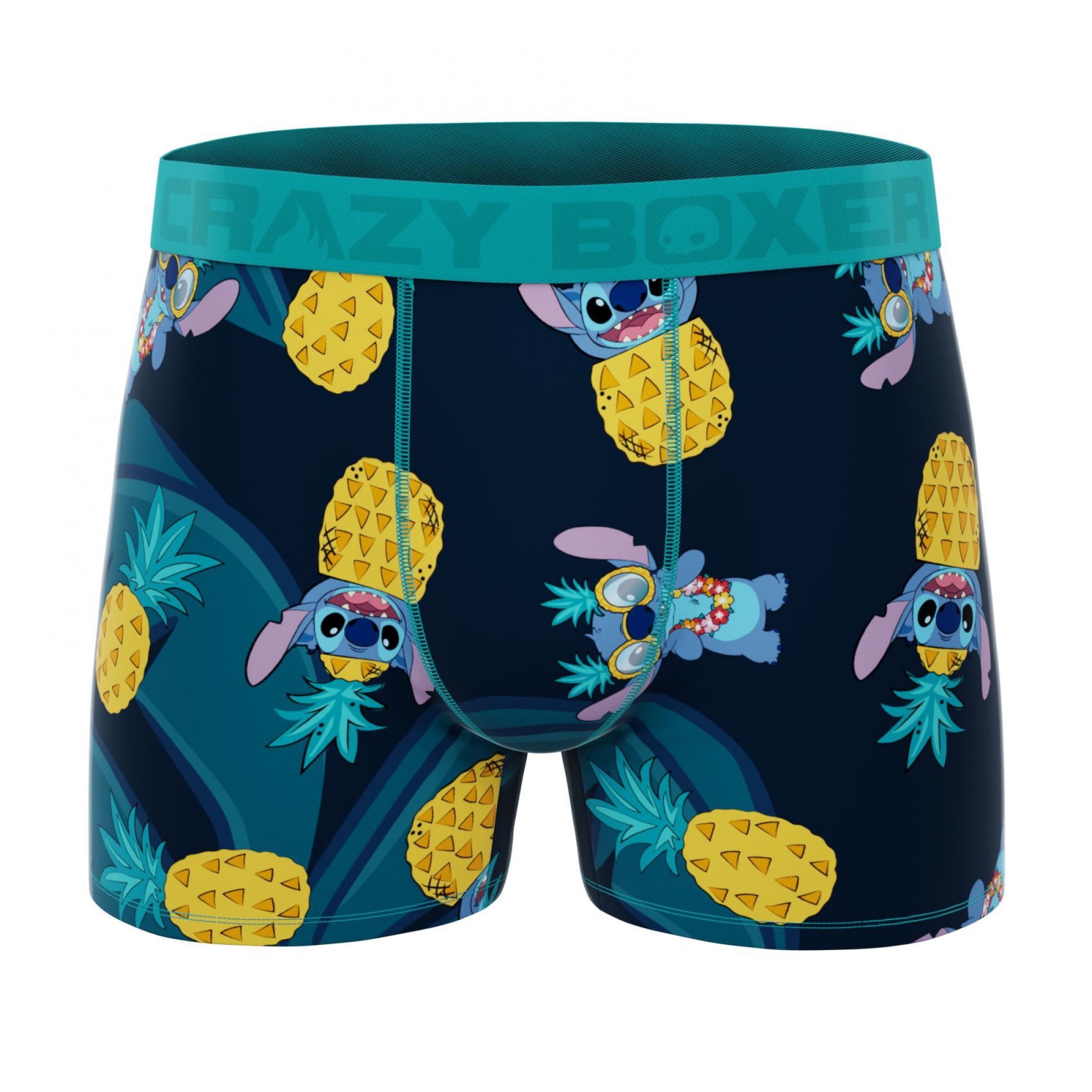 Crazy Boxers Disney Lilo and Stitch Pineapples Men's Boxer Briefs ...