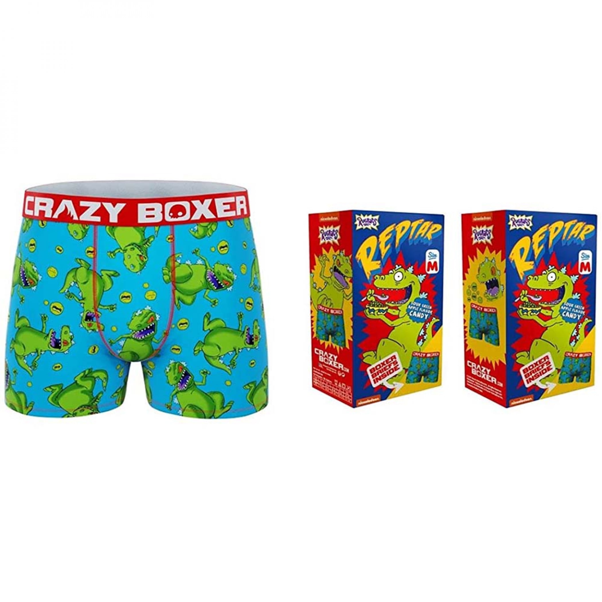 Crazy Boxers Nickelodeon Rugrats Reptar Boxer Briefs in Cereal Box ...