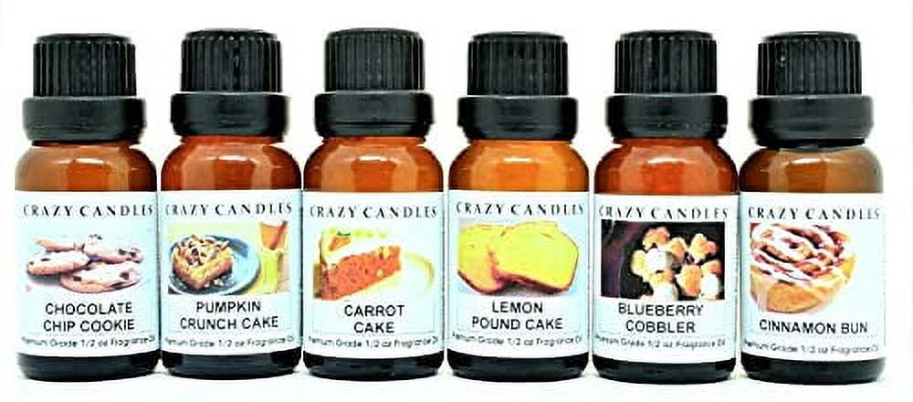 Crazy Candles 6 Bottle Set, Scented Making Smell, Premium Fragrance ...