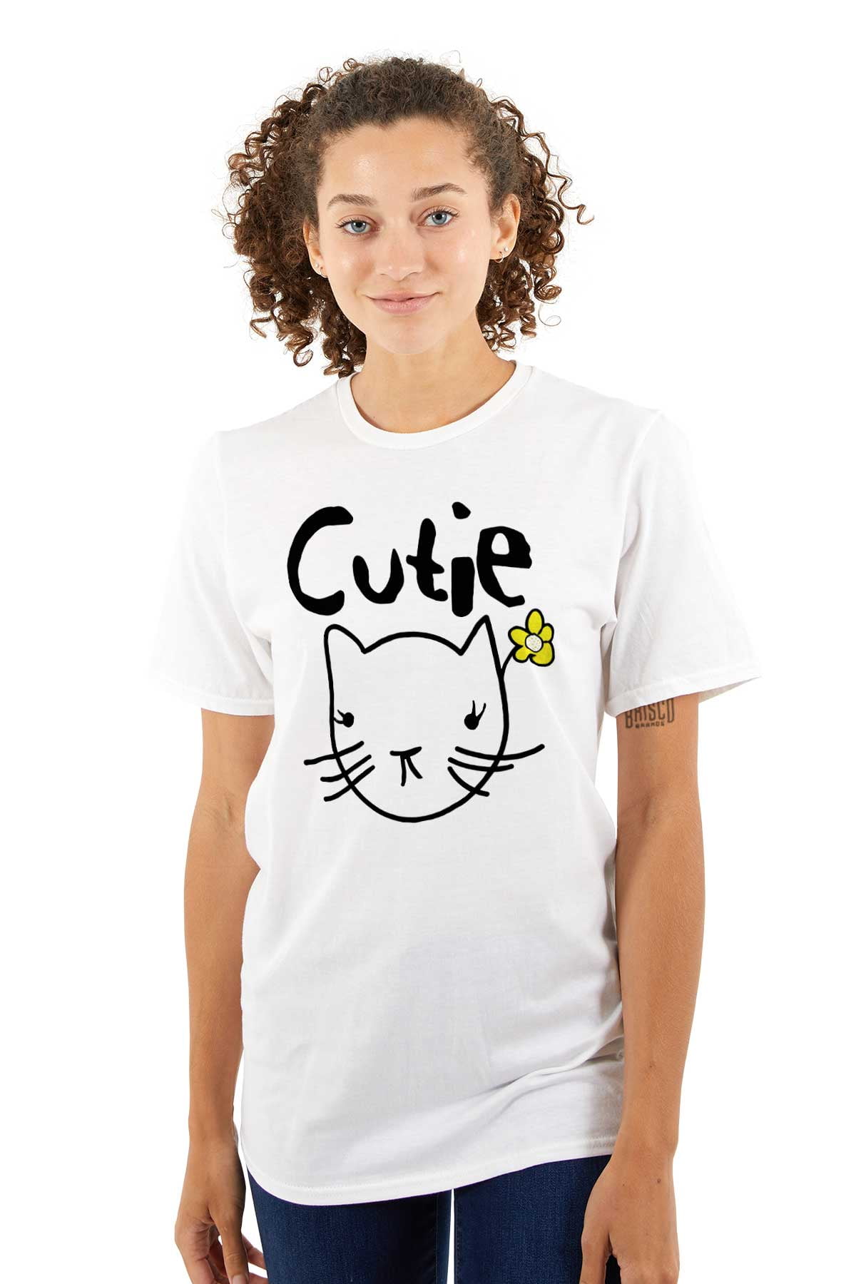 Crazy Cat Lady Cutie Feline Kitty Women Plus Size Graphic Tee Tees ...