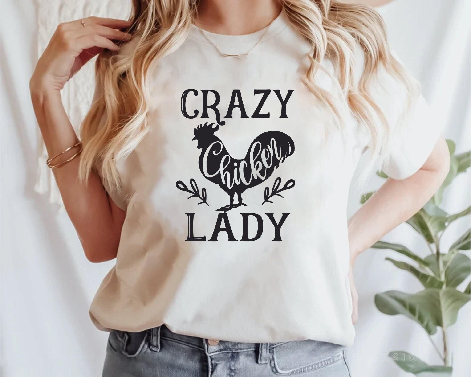 Crazy Chicken Lady Shirt, Chicken Coop, Chicken Lover, Chicken Mom ...