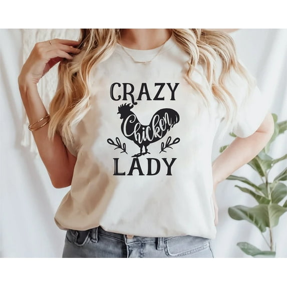Crazy Chicken Lady Shirt, Chicken Coop, Chicken Lover, Chicken Mom ...