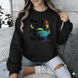 Crazy Chicken Mom Life Funny Farm Quote Humor Sweatshirt V50644, up to ...