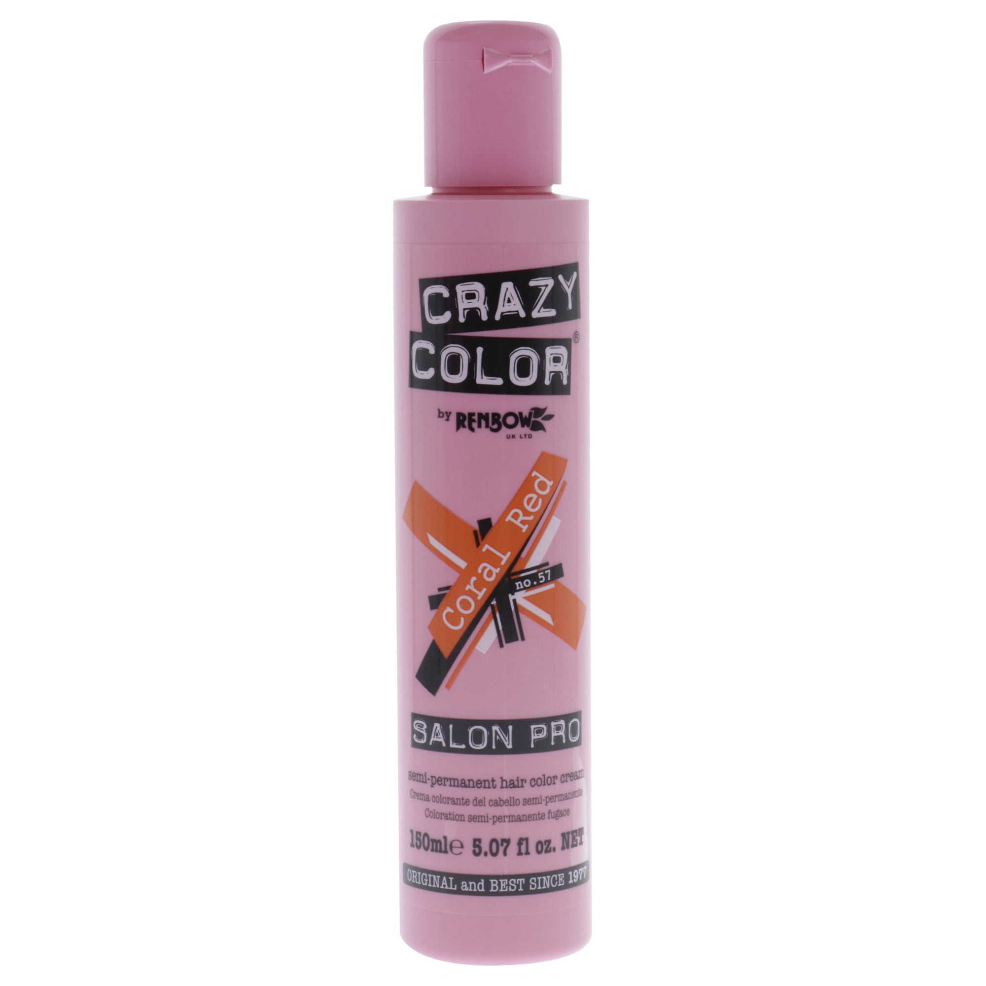 Crazy Color Crazy Color Salon Pro Semi Permanent Hair Color - 57 Coral ...