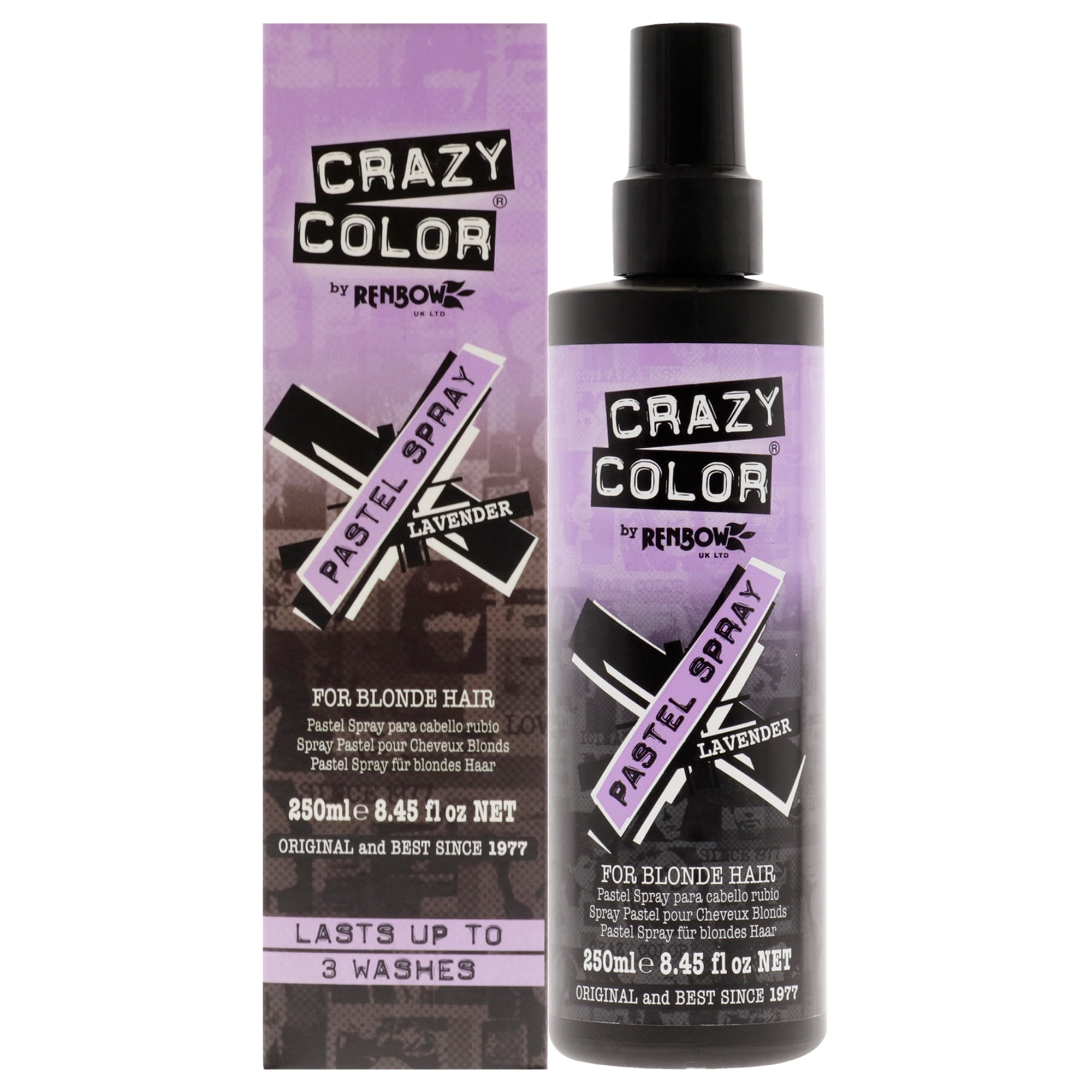 Crazy Color Pastel Spray - Lavender , 8.45 oz Hair Spray - Walmart.com