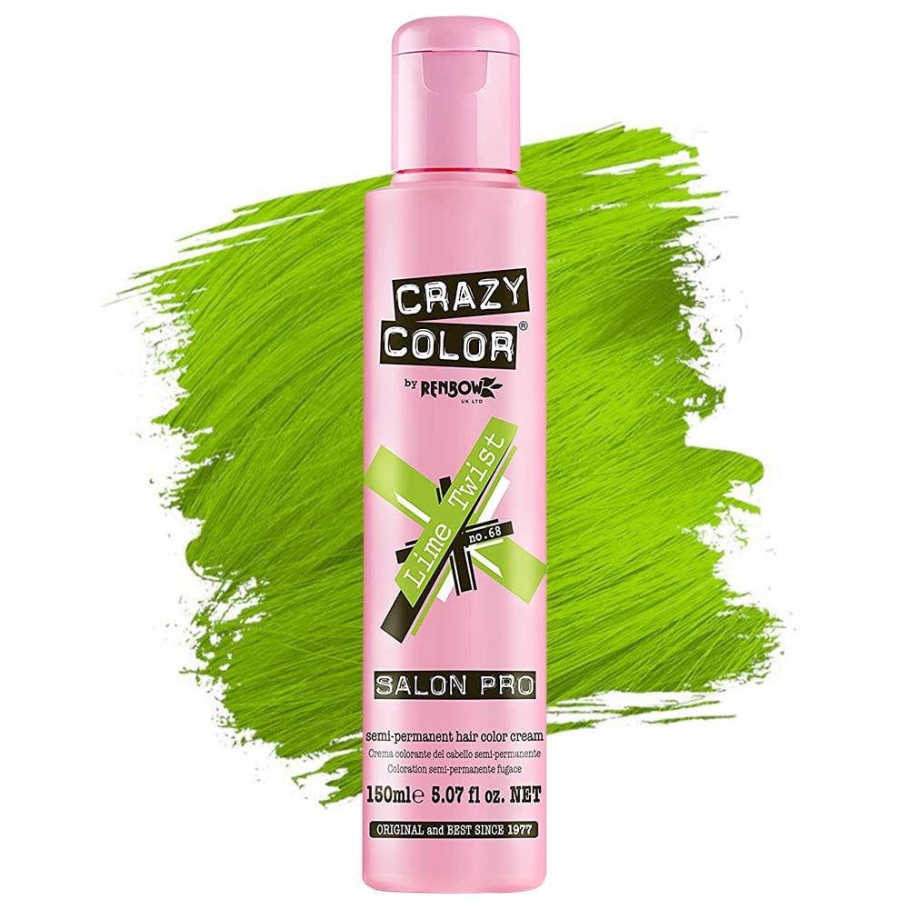 Crazy Color Semi Permanent 68 Lime Twist, 5.07 Oz, Pack of 3 - Walmart.com