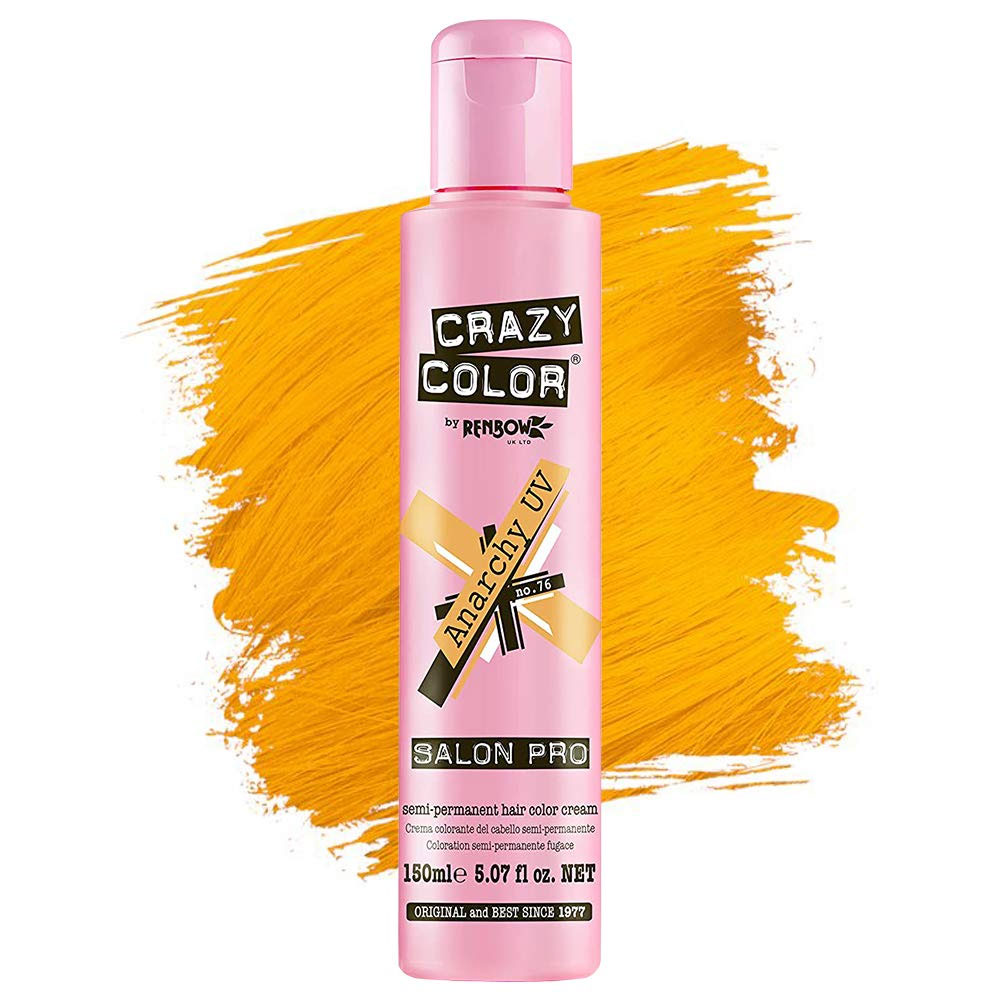 Crazy Color Semi Permanent 76 Anarchy UV, 5.07 Oz, Pack of 2 - Walmart.com