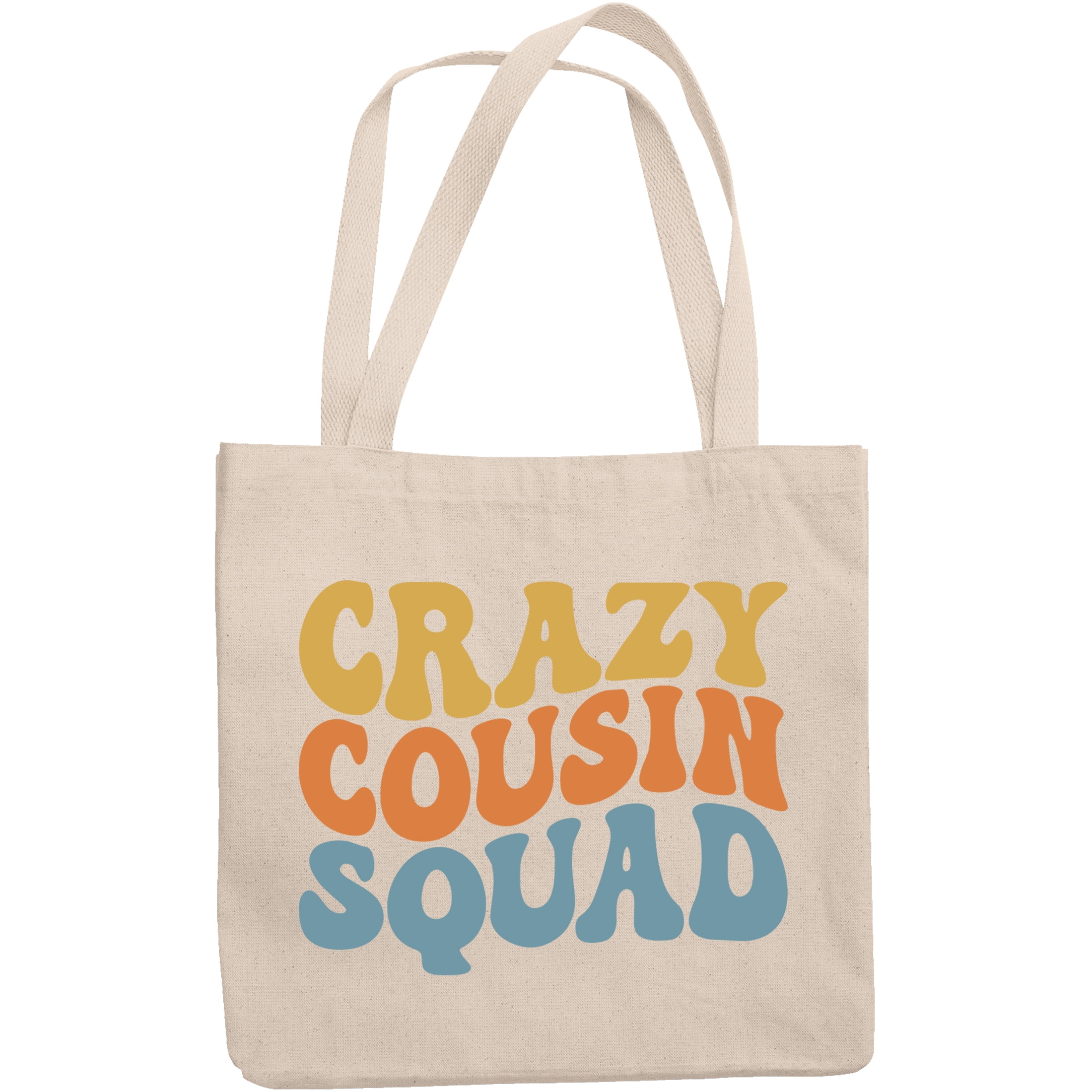 Crazy Cousin Squad, Family Themed, Groovy Retro Wavy Text Merch Gift ...